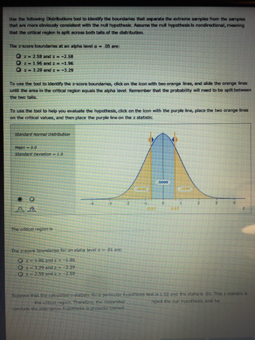 Solved Use the following Distributions tool to identify the | Chegg.com