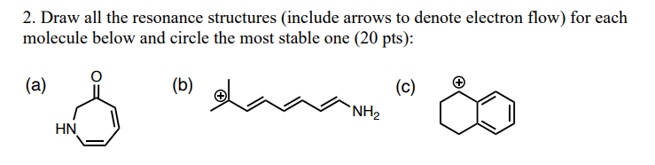 Solved Draw all the resonance structures (include arrows to | Chegg.com