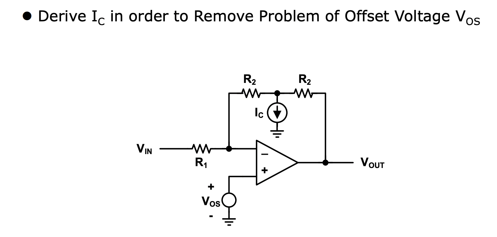 Solved Derive IC in order to Remove Problem of Offset | Chegg.com