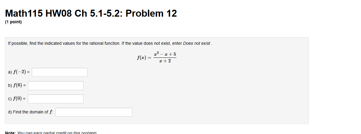 Solved Math115 HW08 Ch 5.1-5.2: Problem 12 (1 point) If | Chegg.com