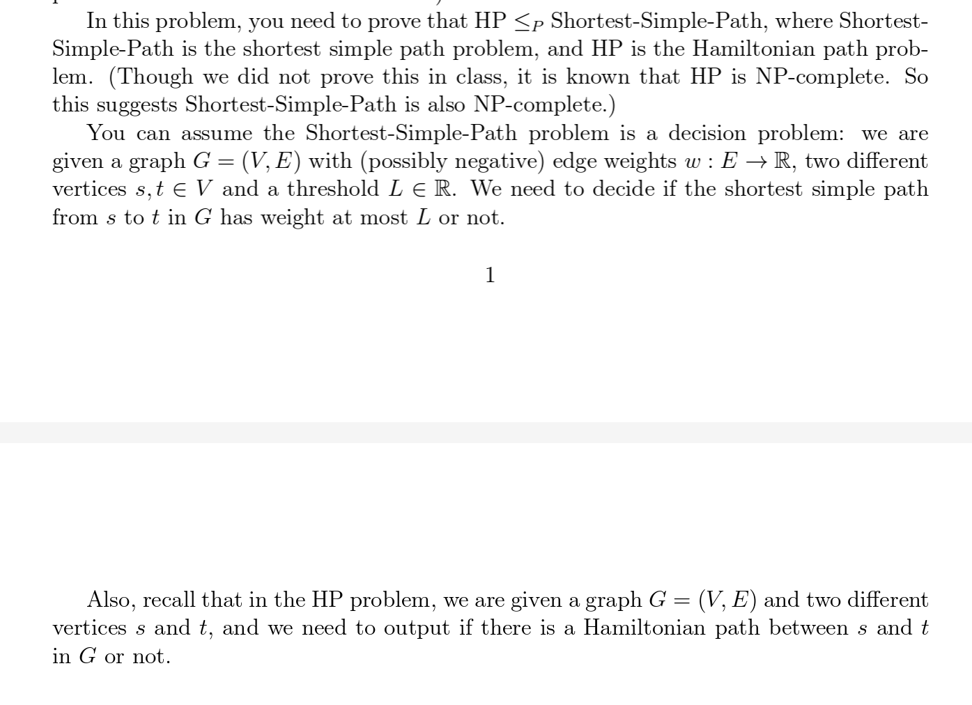 Solved In this problem, you need to prove that HP≤P | Chegg.com