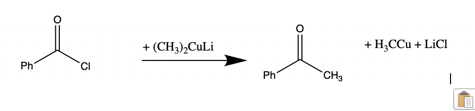 Solved O + (CH3)2CuLi +H3CCu + Lici Ph CI Ph CH3 | Chegg.com