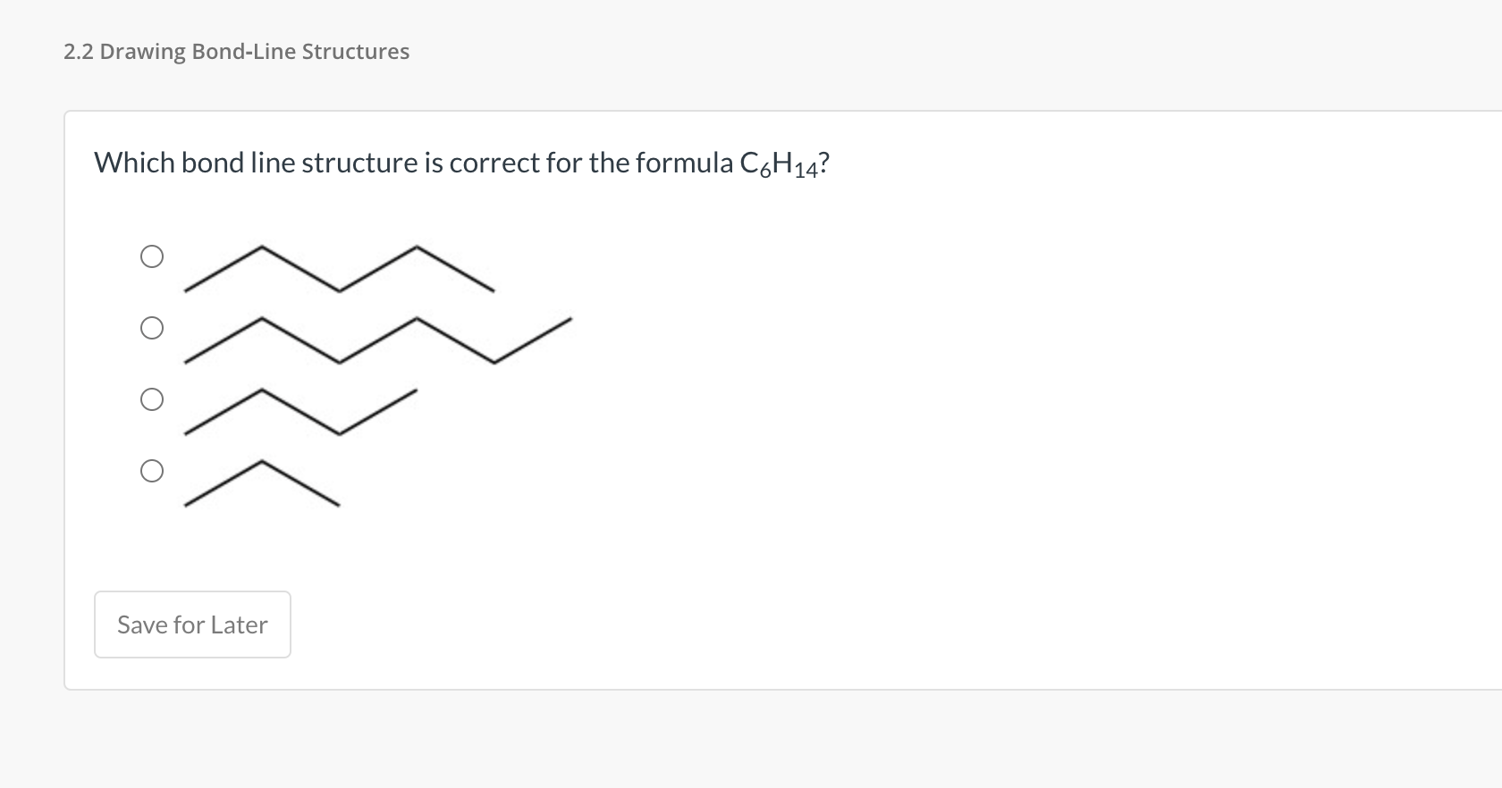 Solved 2.2 Drawing Bond-Line Structures Which bond line | Chegg.com