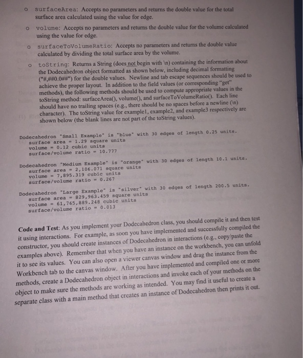 Solved Specifications Overview: You will write a program | Chegg.com