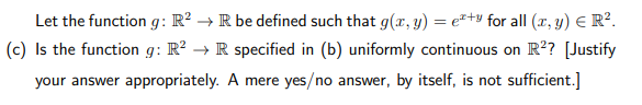Solved Let the function g: R2 + R be defined such that g(x, | Chegg.com