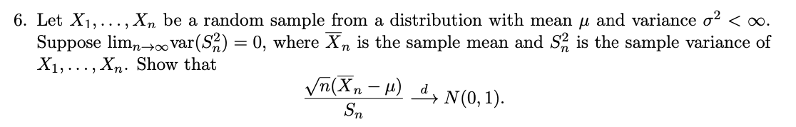 Solved Let x1,...,xn ﻿be a random sample from a distribution | Chegg.com