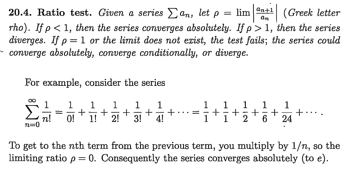 Solved Prove the Ratio Test as following picture. Hint: Use | Chegg.com