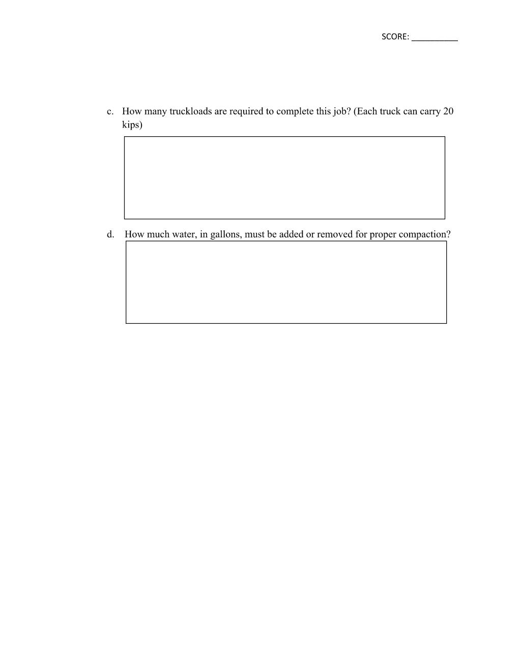 Solved 1. The subsurface exploration has shown that the dry | Chegg.com