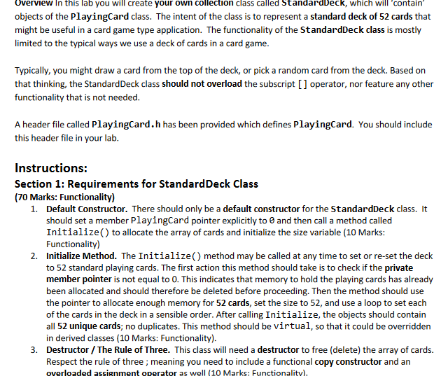 Overview In this lab you will create your own | Chegg.com