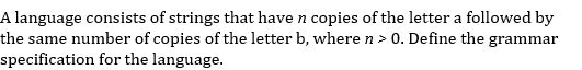 Solved A language consists of strings that have n copies of | Chegg.com