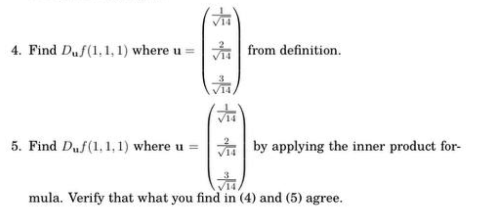 Solved Consider the function f:R3→R where | Chegg.com