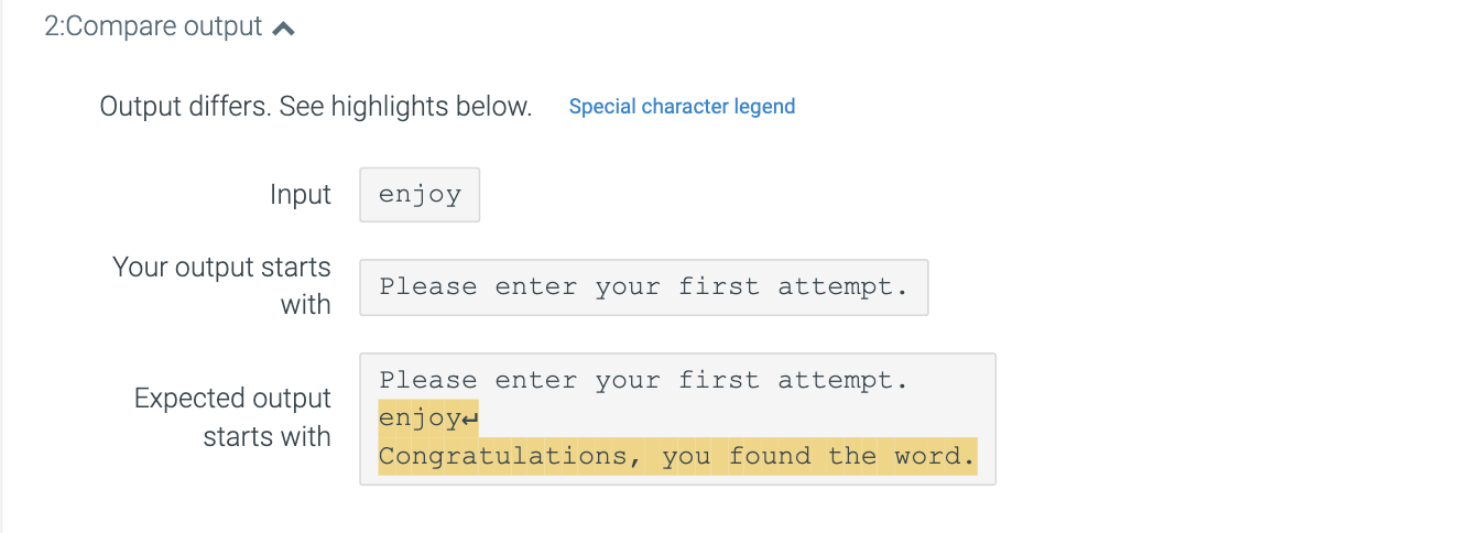 Solved added build Input myrrh chook goofy pooch Your output | Chegg.com