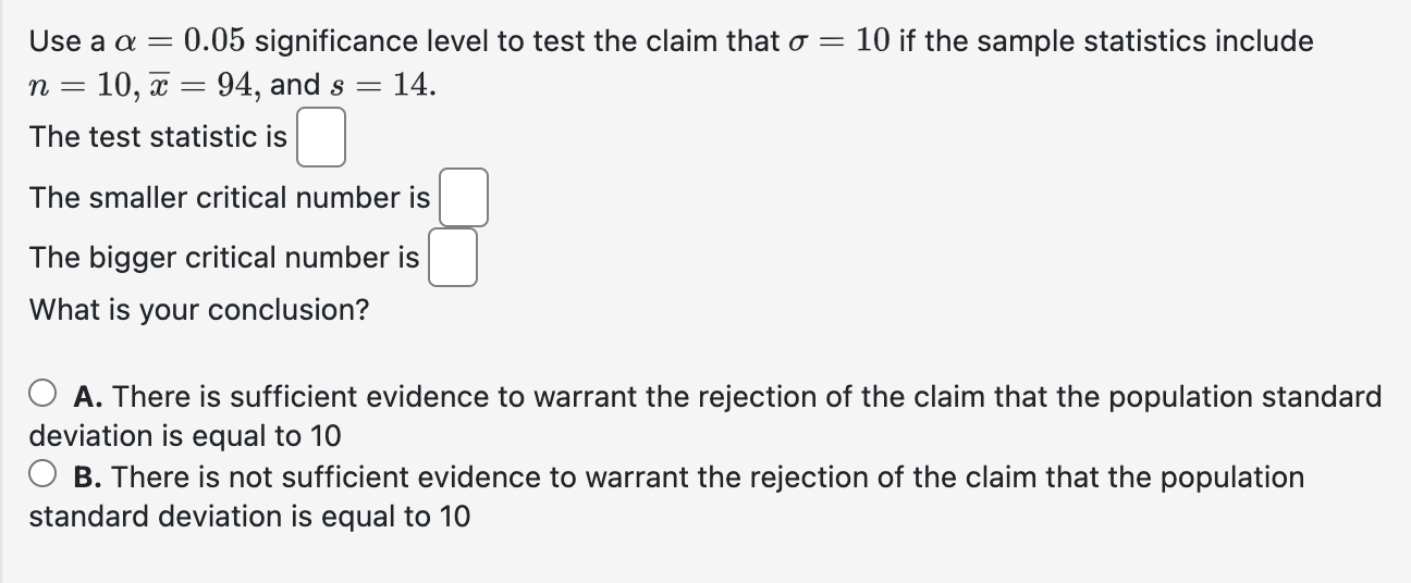 Solved Use a α=0.05 significance level to test the claim | Chegg.com