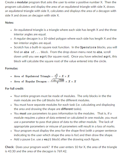 Solved USING SCRATCH PROGRAM AND NOT PYTHON. PLEASE HELPS ME | Chegg.com