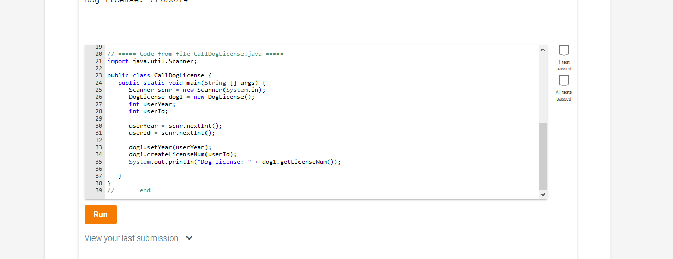Solved CHALLENGE ACTIVITY 8.3.3: Basic class definition. | Chegg.com