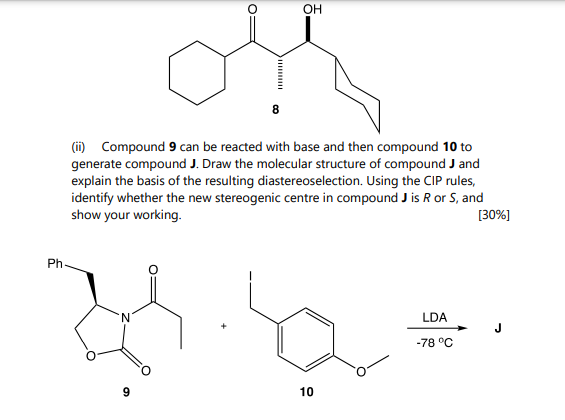 Solved o OH () Compound 9 can be reacted with base and then | Chegg.com