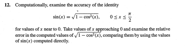 Solved 12. Computationally, examine the accuracy of the | Chegg.com