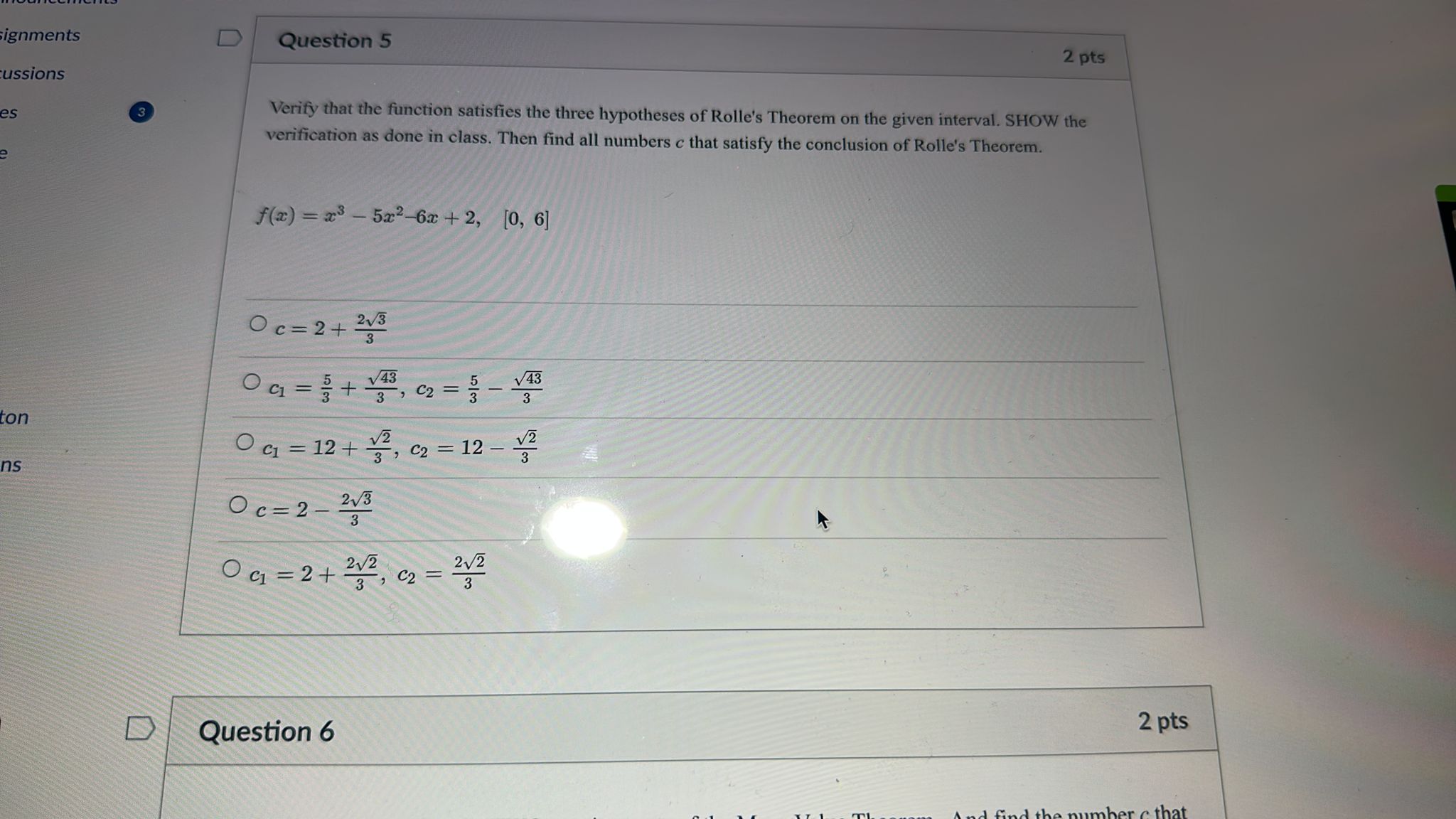 Solved Verify That The Function Satisfies The Three