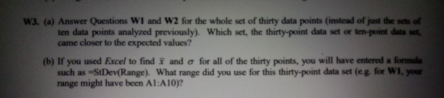 Solved W3. (a) Answer Questions W1 and W2 for the whole set | Chegg.com