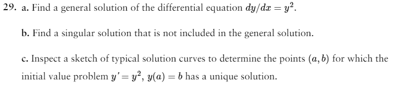 Solved 29. a. Find a general solution of the differential | Chegg.com