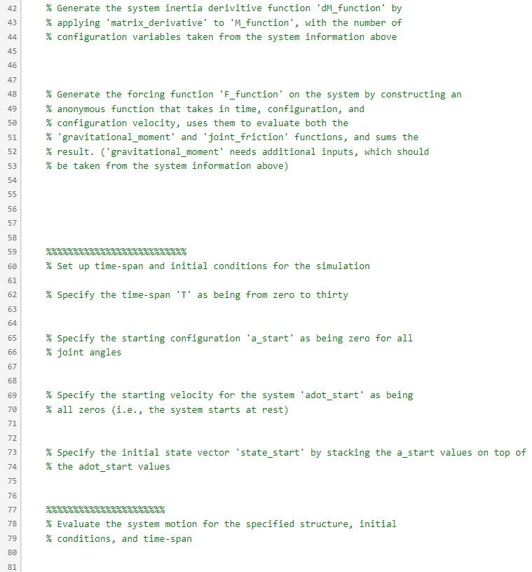 Solved Make an animated plot of a 3D a 3-link arm, with each | Chegg.com