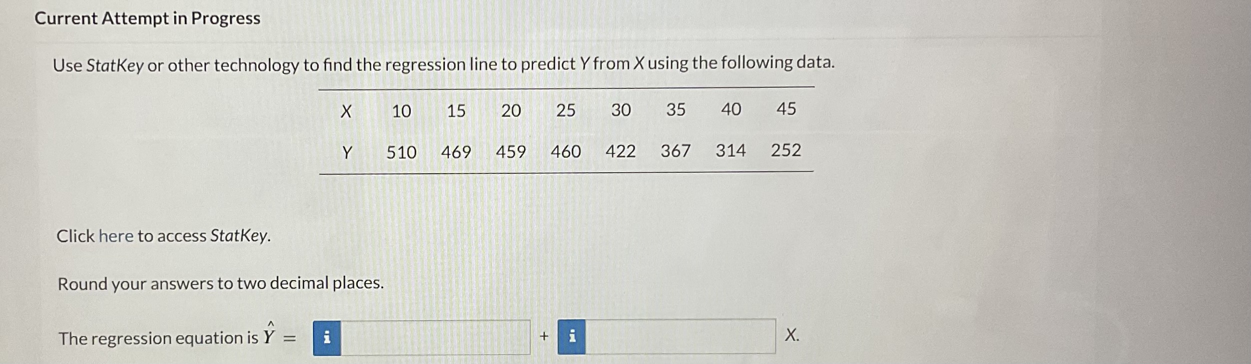 Solved Use StatKey or other technology to find the | Chegg.com