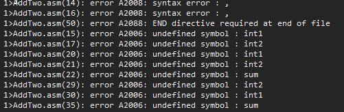 Solved PLEASE USE ASSEMBLY 32BIT/MASM I have completed | Chegg.com