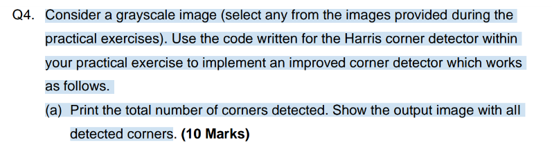 Solved 4. Consider a grayscale image (select any from the | Chegg.com