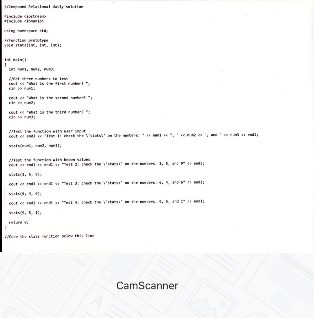 Solved Compound Relational Overview For this daily, write af | Chegg.com