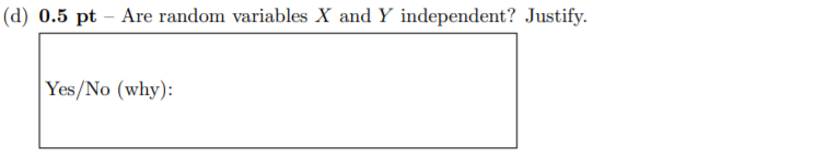 Solved 2. Consider discrete random variables X and Y. Random | Chegg.com