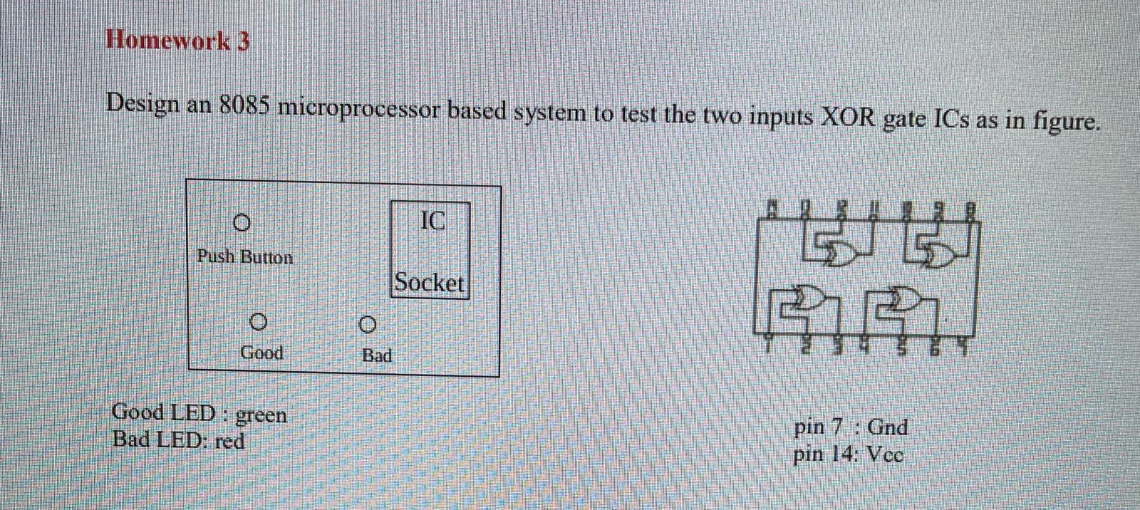 Solved Homework 3 Design an 8085 microprocessor based system | Chegg.com