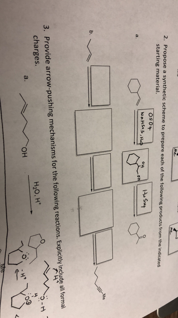 Solved propose a synthetic scheme to prepare each of the | Chegg.com