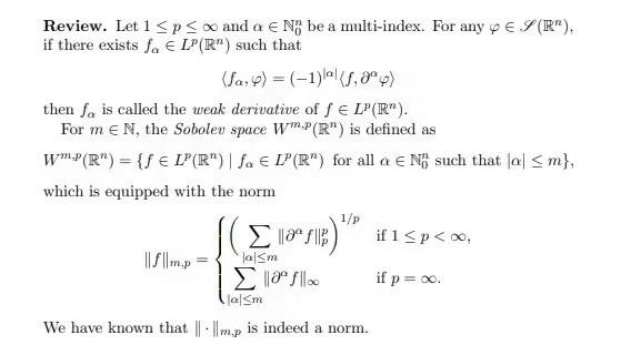 Solved Problem 3. Compute the weak derivative of order one | Chegg.com