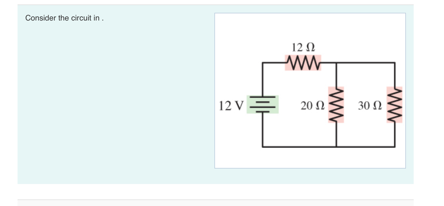 Solved PART A: Find the current through the 12 Ω | Chegg.com