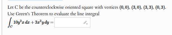 Solved Let C be ﻿the counterclockwise oriented square with | Chegg.com