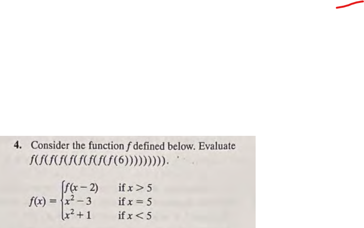 Solved 4 Consider The Function F Defined Below Evaluate