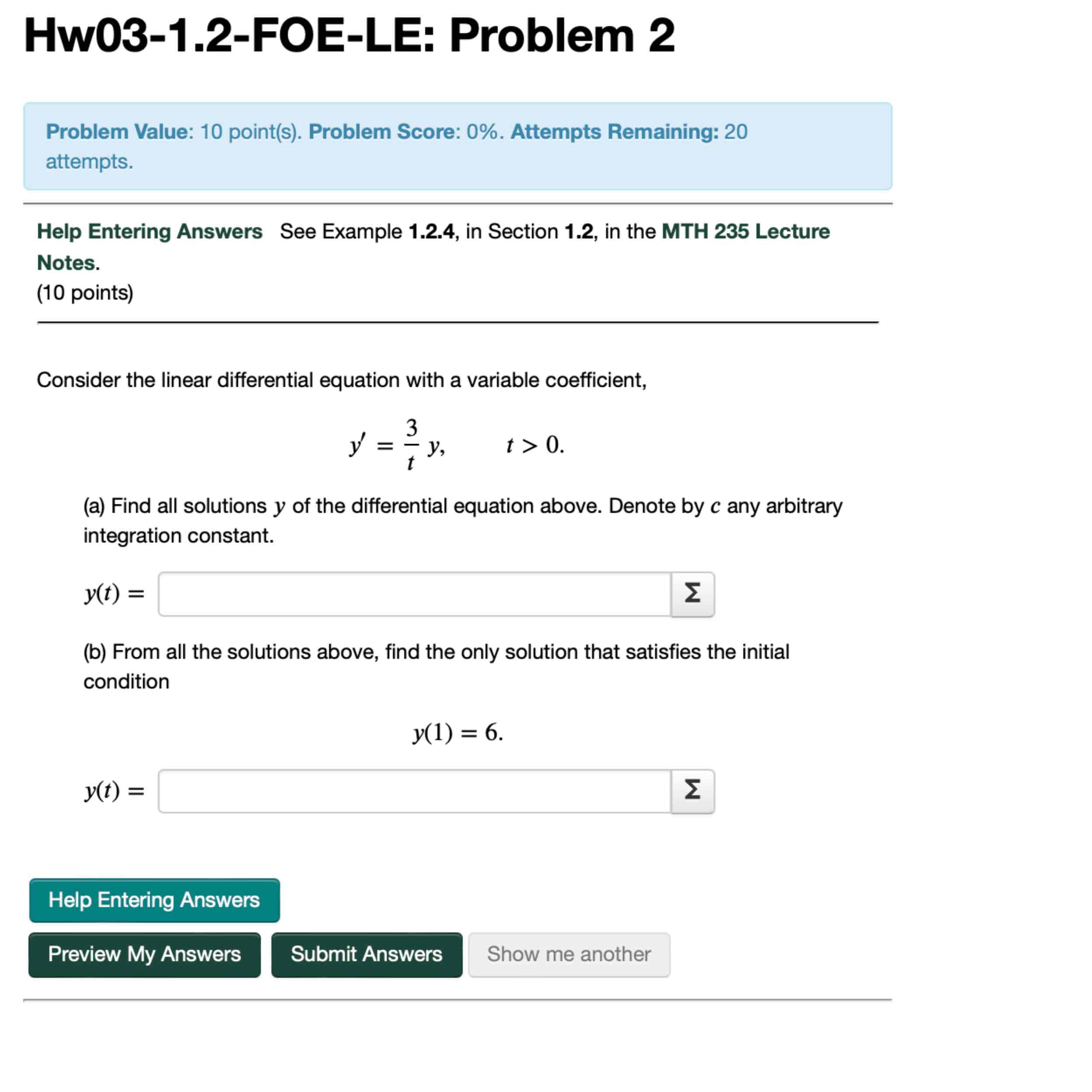 Solved Hw03-1.2-FOE-LE: Problem 2Problem Value: 10 | Chegg.com