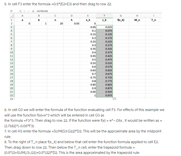 Solved Calculus with Excel (Scatterplot) Hello! I need | Chegg.com