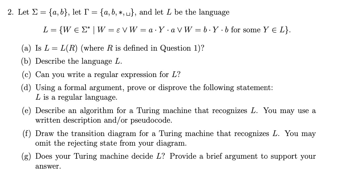 Solved Let R be the regular expression | Chegg.com