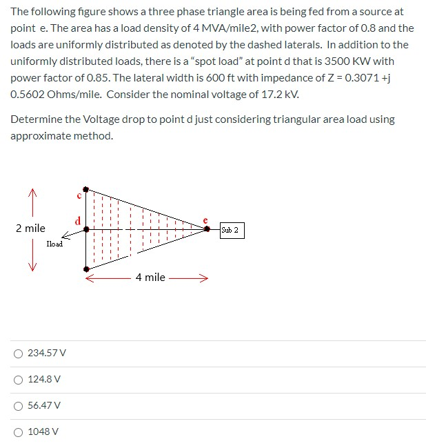 The following figure shows a three phase triangle | Chegg.com