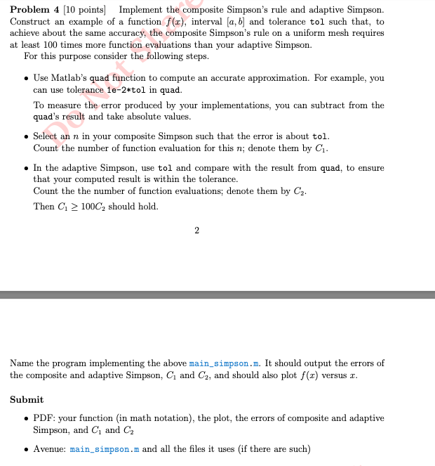 Problem 4 (10 points Implement the composite | Chegg.com