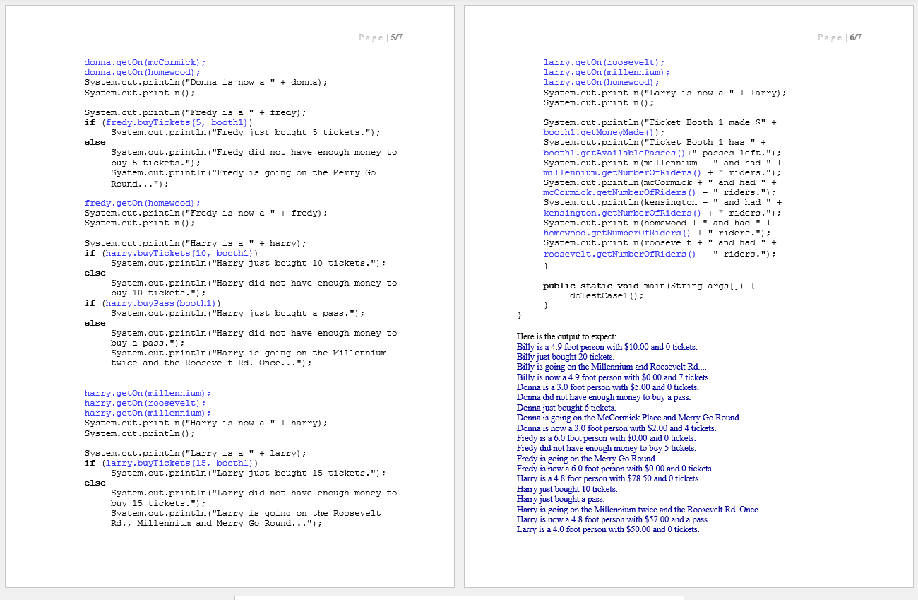 Solved Page 1/7 Page 2/7 ECE25100 Object-Oriented | Chegg.com