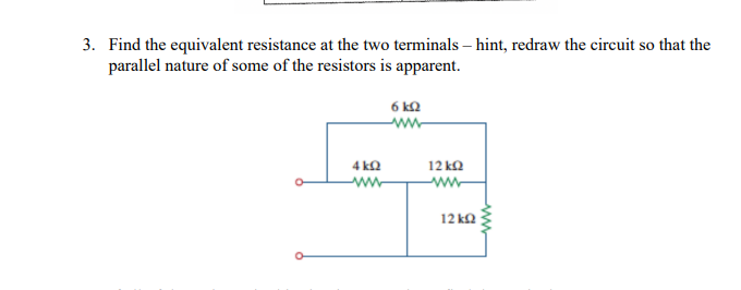Solved Find the equivalent resistance at the two terminals - | Chegg.com