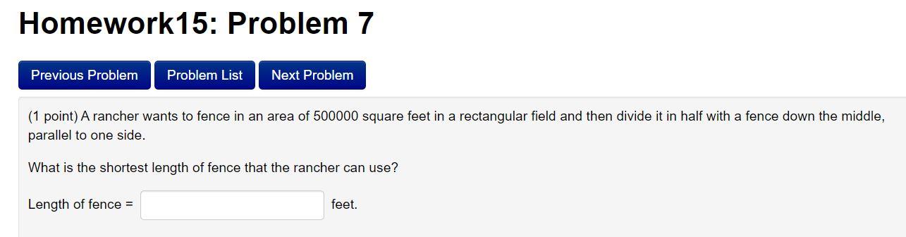 Solved Homework15 Problem 7 Previous Problem Problem List