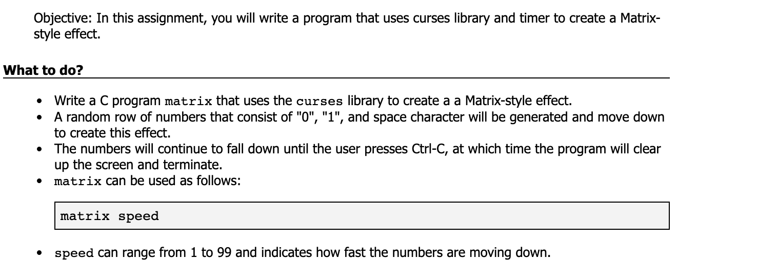 Solved Objective: In this assignment, you will write a | Chegg.com