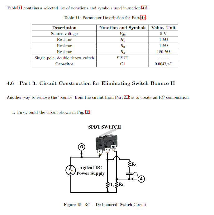 Solved - Connect a series R-C circuit to the switch | Chegg.com