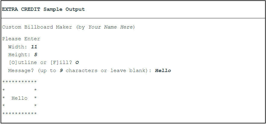 Solved Design a program to simulate "painting" billboards in | Chegg.com