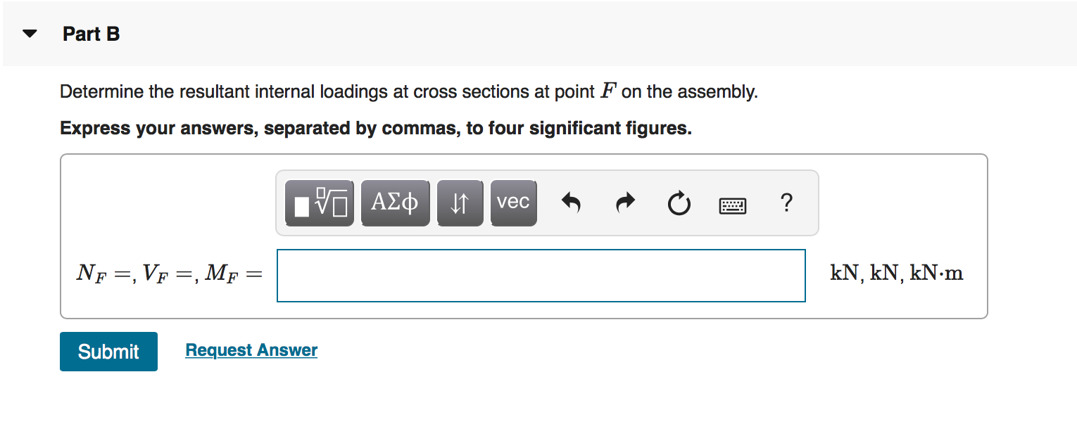 Solved The assembly supports a uniform distributed load w = | Chegg.com