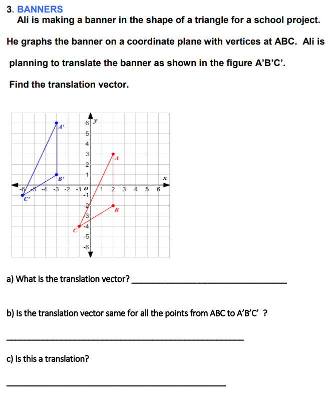 Solved 3. BANNERS Ali is making a banner in the shape of a | Chegg.com
