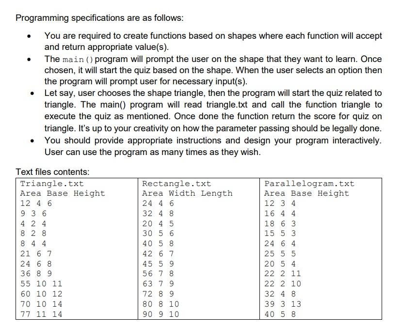 Solved Learning About Areas of Shapes A mathematics teacher | Chegg.com